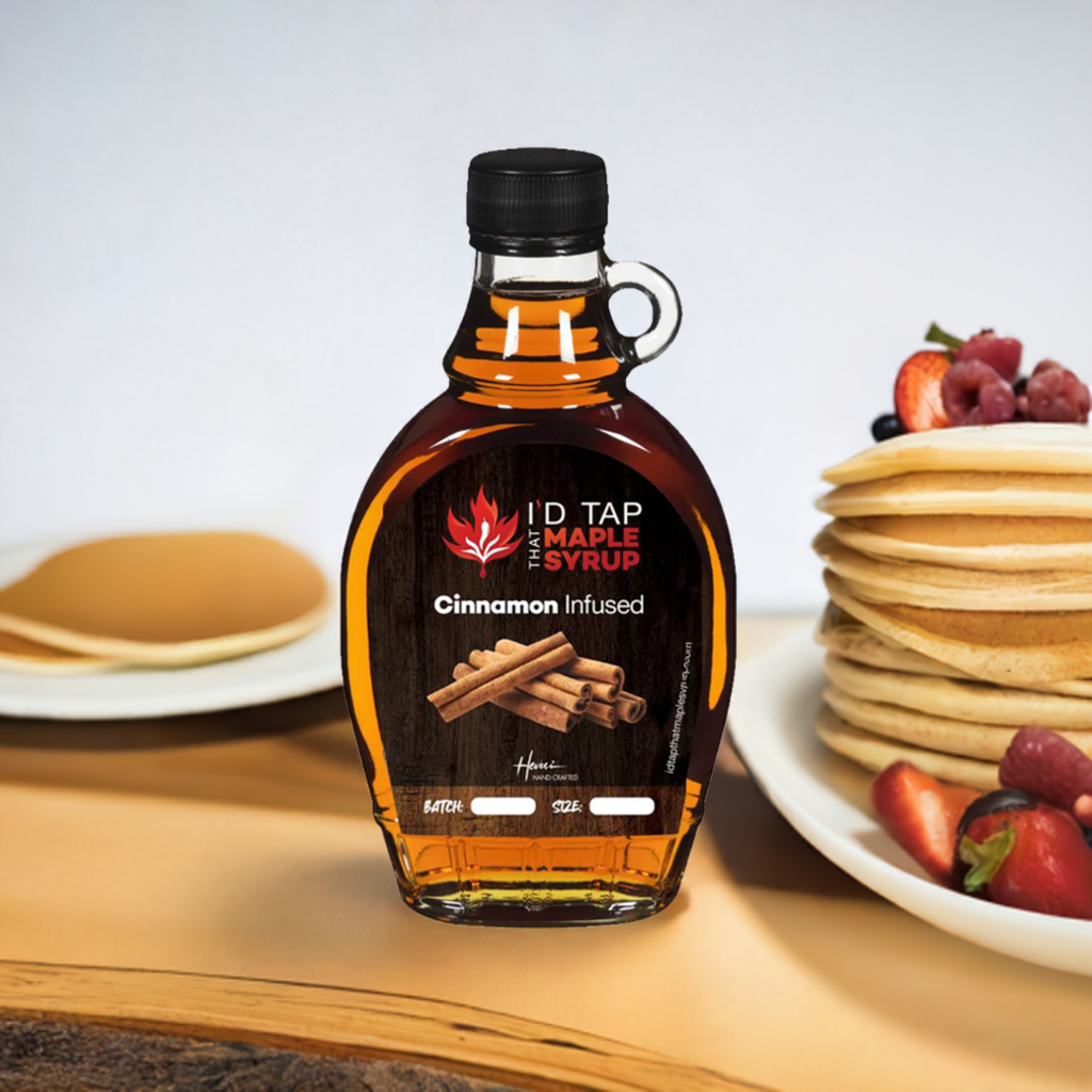 Cinnamon Infused Maple Syrup – I'd Tap That Maple Syrup