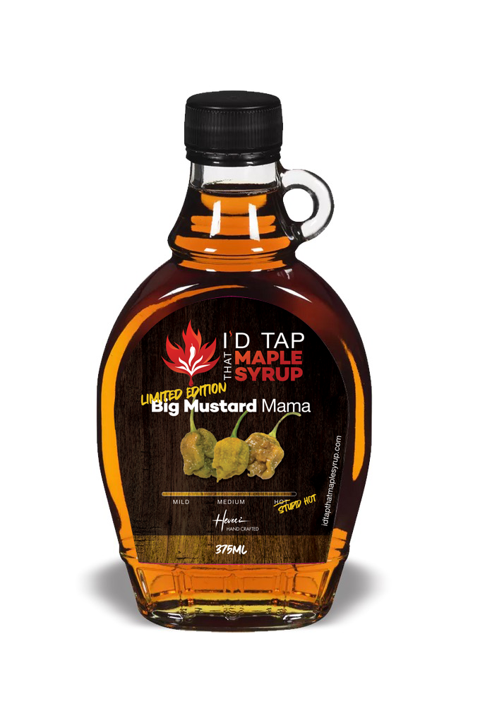 Big Mustard Mama Pepper Infused Maple Syrup – I'd Tap That Maple Syrup