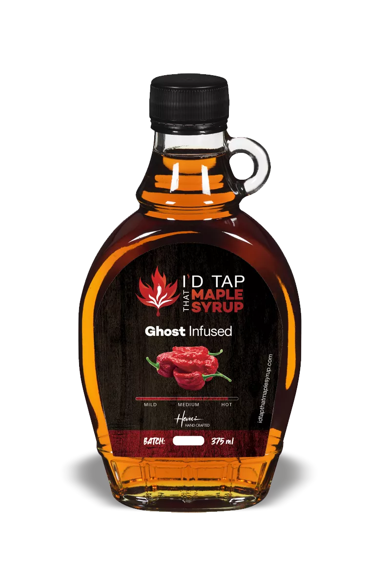 Ghost Pepper Infused Maple Syrup – I'd Tap That Maple Syrup