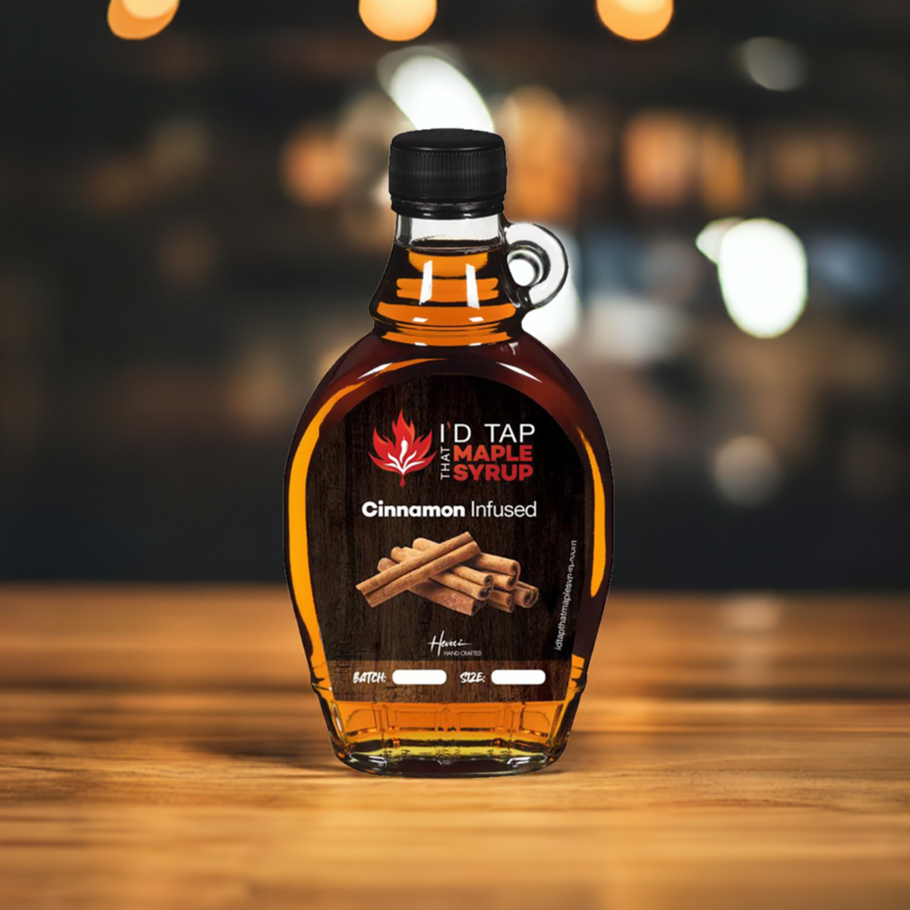 Cinnamon Infused Maple Syrup – I'd Tap That Maple Syrup